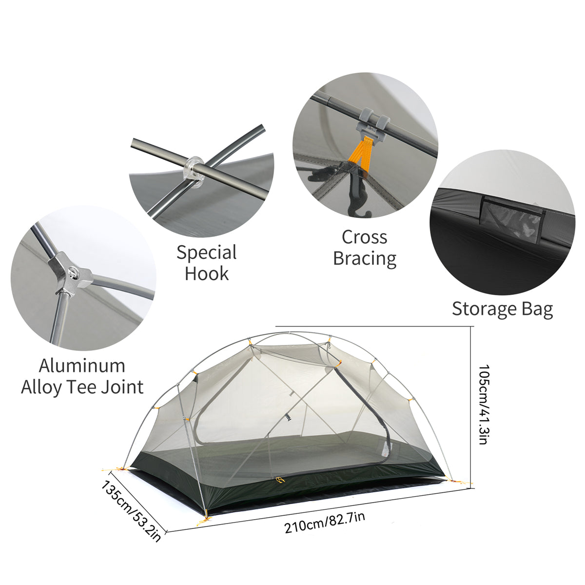 Mongar 2 People Camping Tent – Naturehike-au