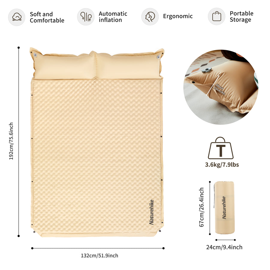 D01 Automatic Inflatable Cushion With Pillow – Naturehike-au